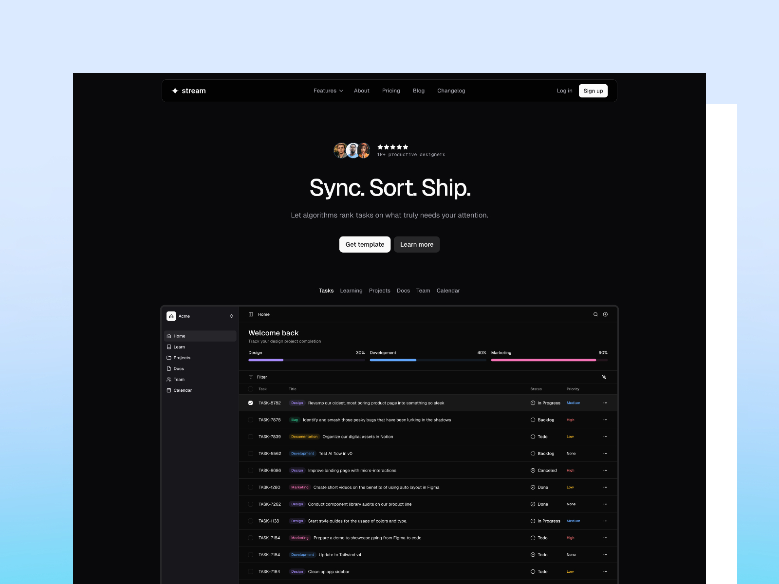 Stream: Responsive Landing Page Website Template by Roy Quilor — Framer Marketplace
