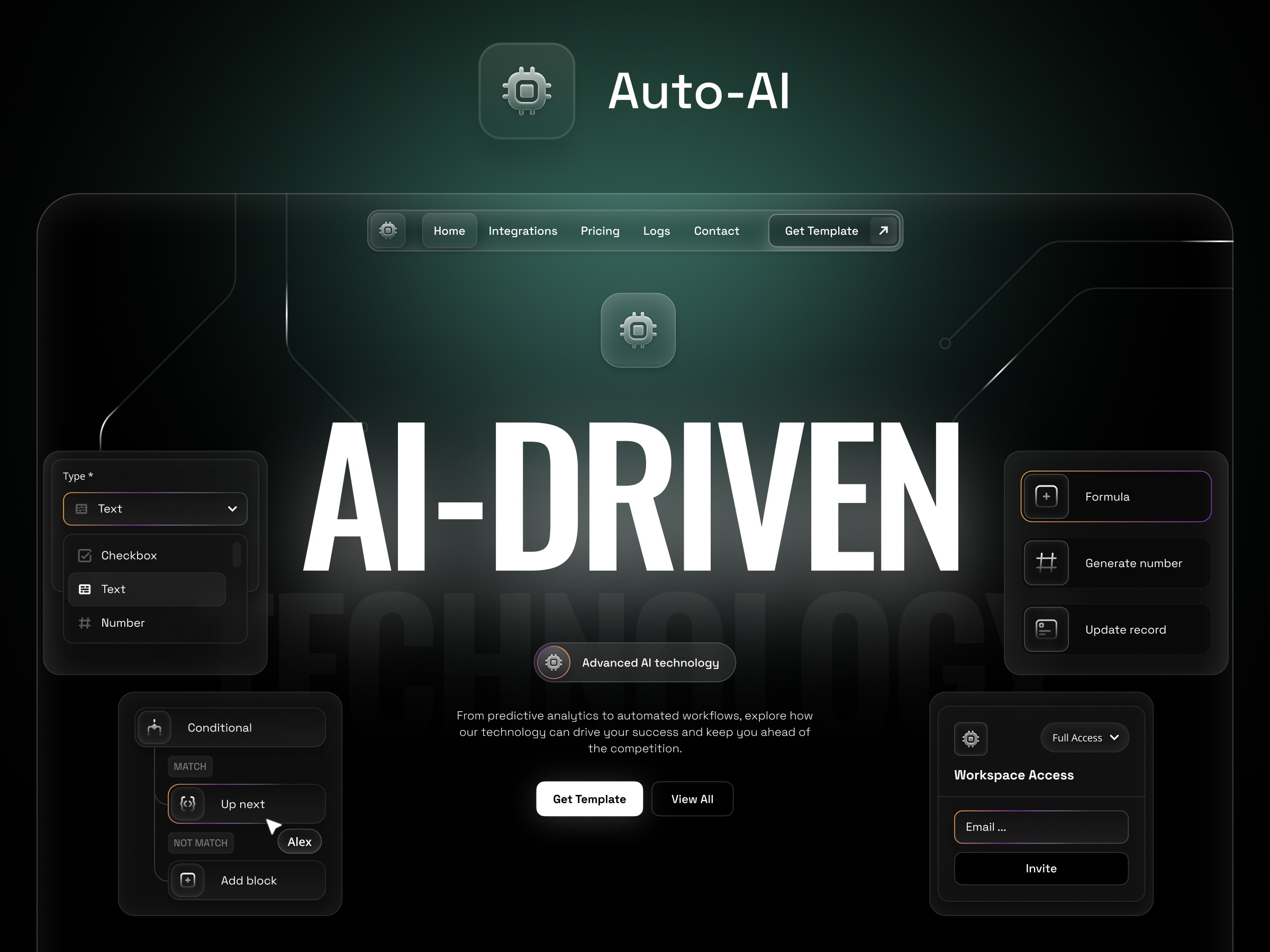 Auto-AI: Responsive AI Website Template by J. Kyorov — Framer Marketplace