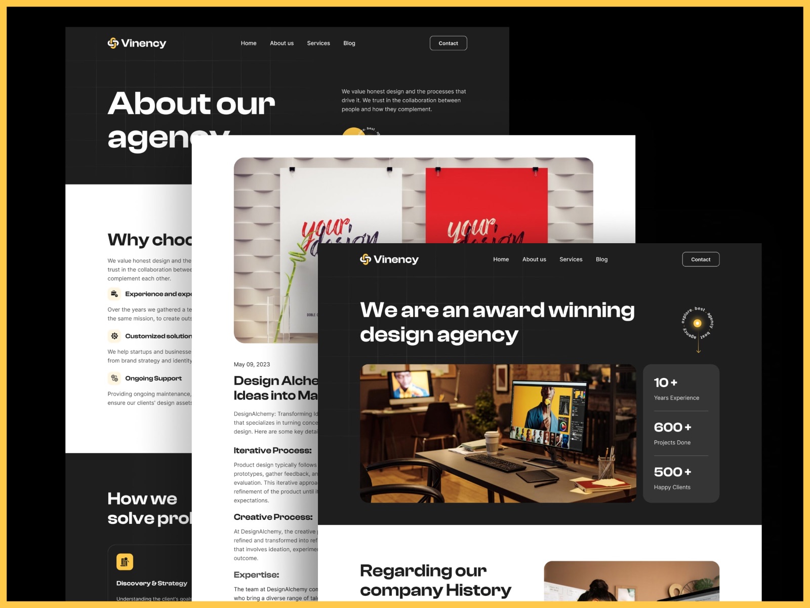 AgenVine: Free Agency Website Template by Pentaclay — Framer Marketplace