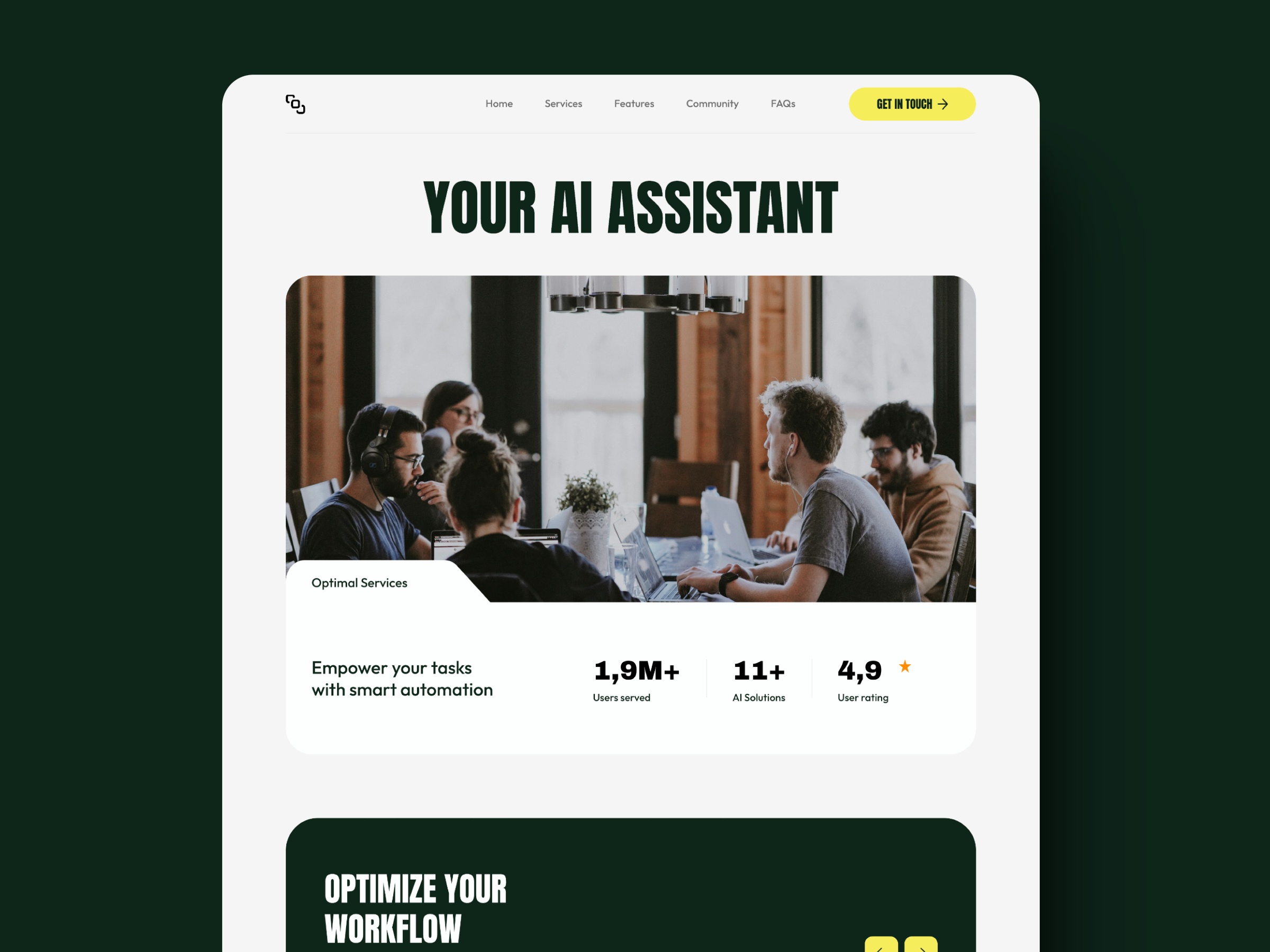 TaskAI: Free SaaS Website Template by Mejed Alkoutaini — Framer Marketplace