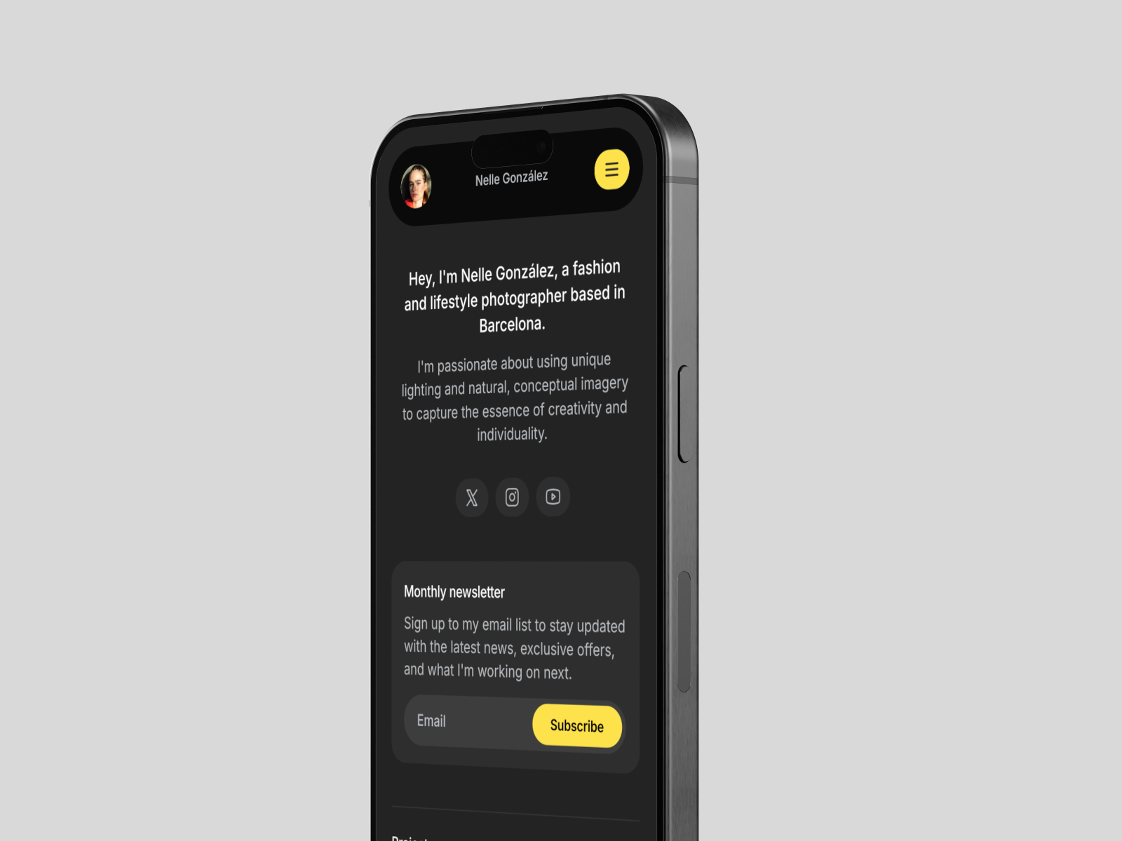 Link Canvas: Responsive Portfolio Website Template by Sam R C — Framer ...