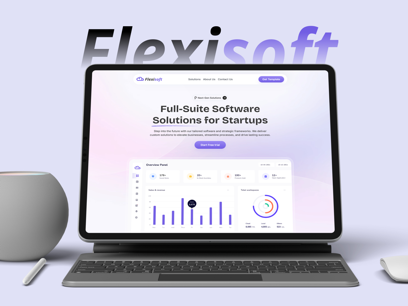 Flexisoft: Free SaaS Website Template by Framer Geeks — Framer Marketplace