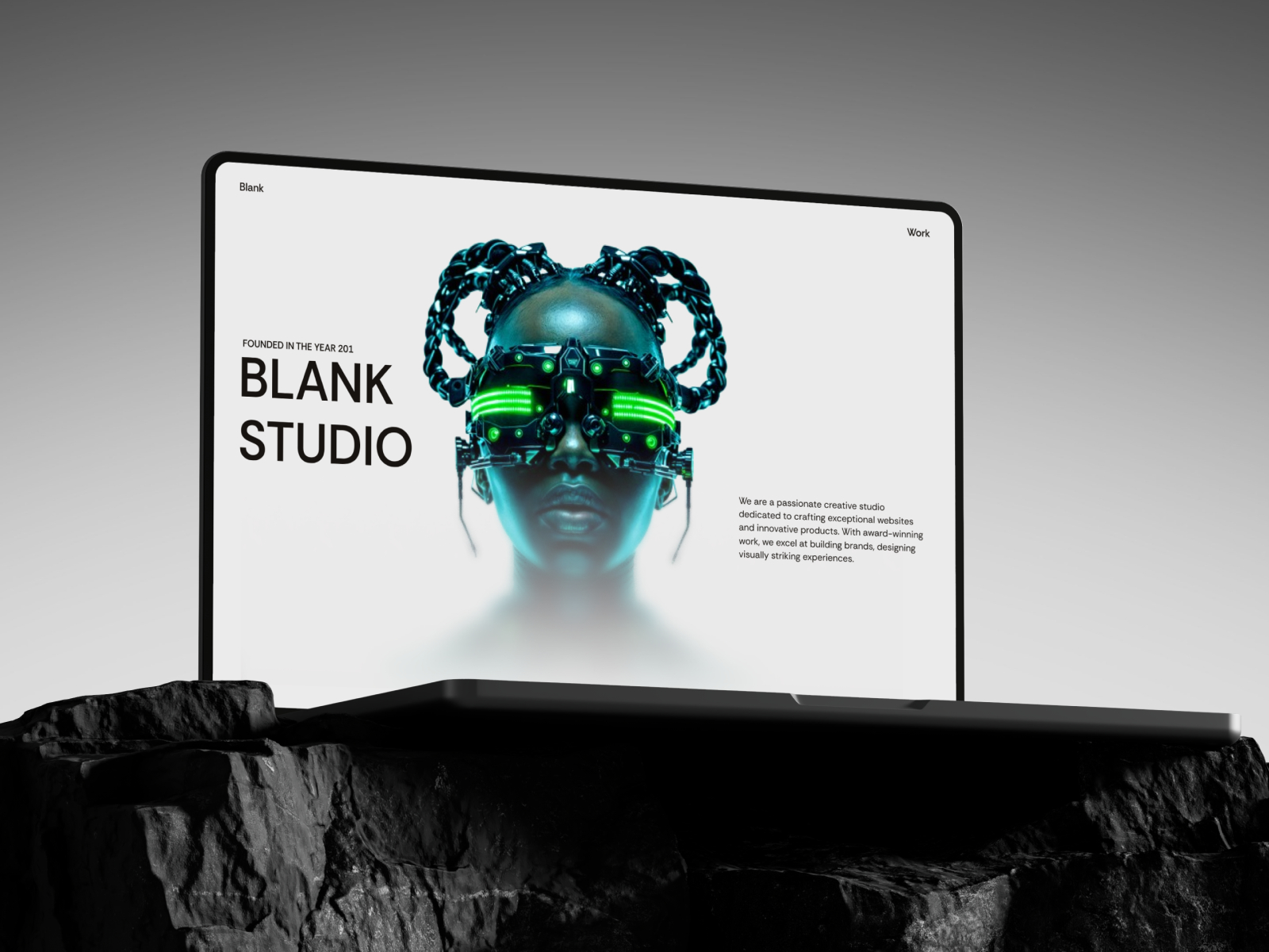 BlankStudio: Responsive Creative Website Template by Fahlevi — Framer Marketplace