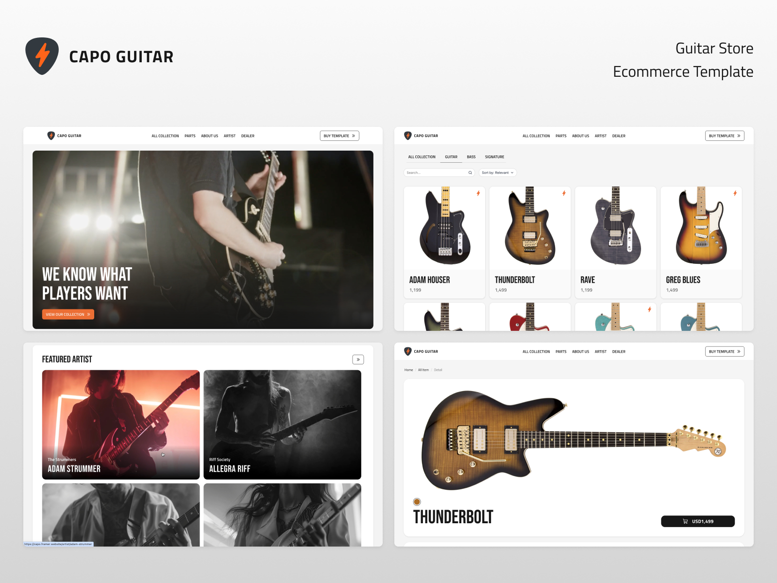 Capo: Responsive Pet Store Website Template by Randy Varianda — Framer Marketplace