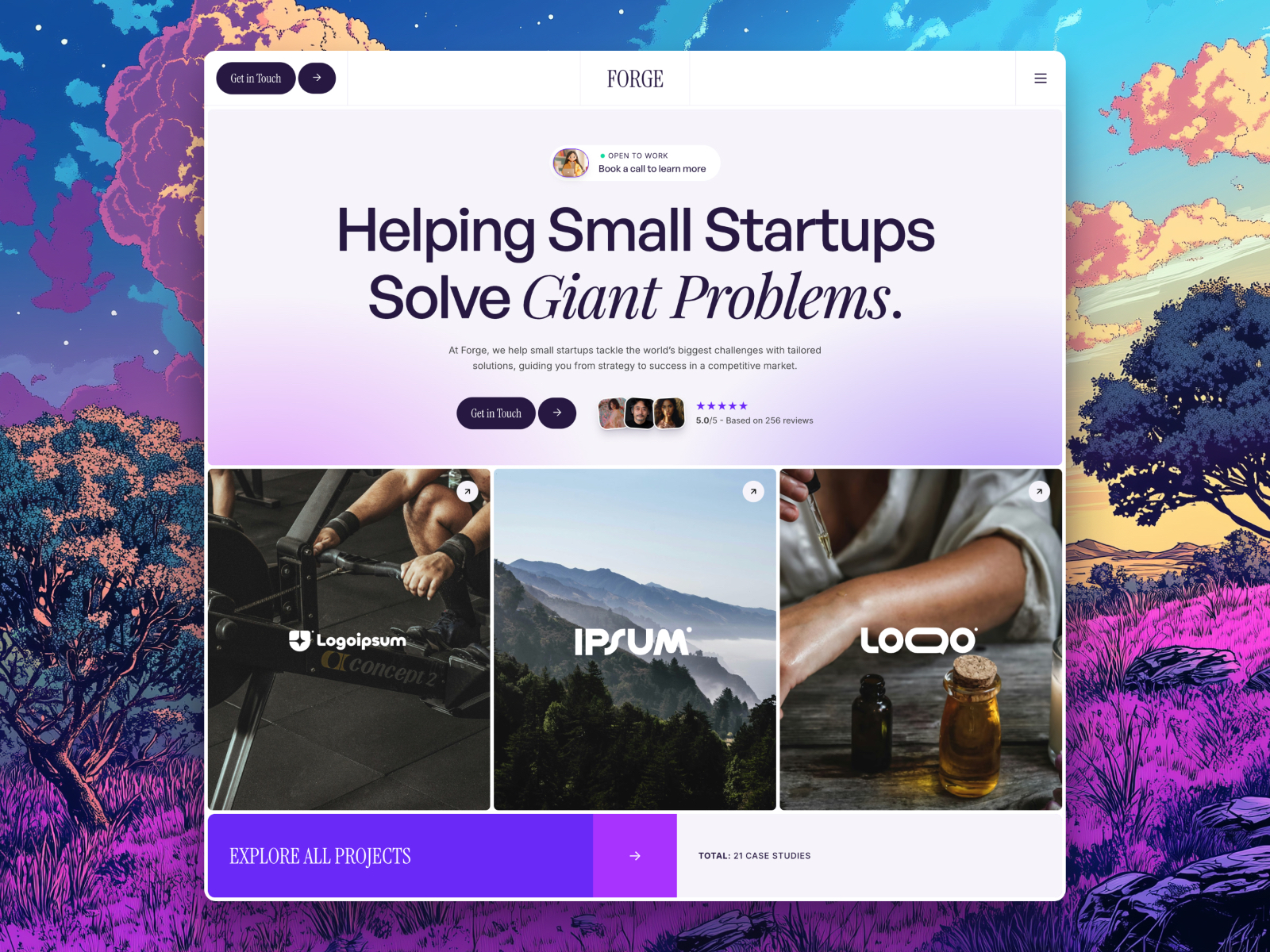 Forge: Responsive Business Website Template by Wize — Framer Marketplace