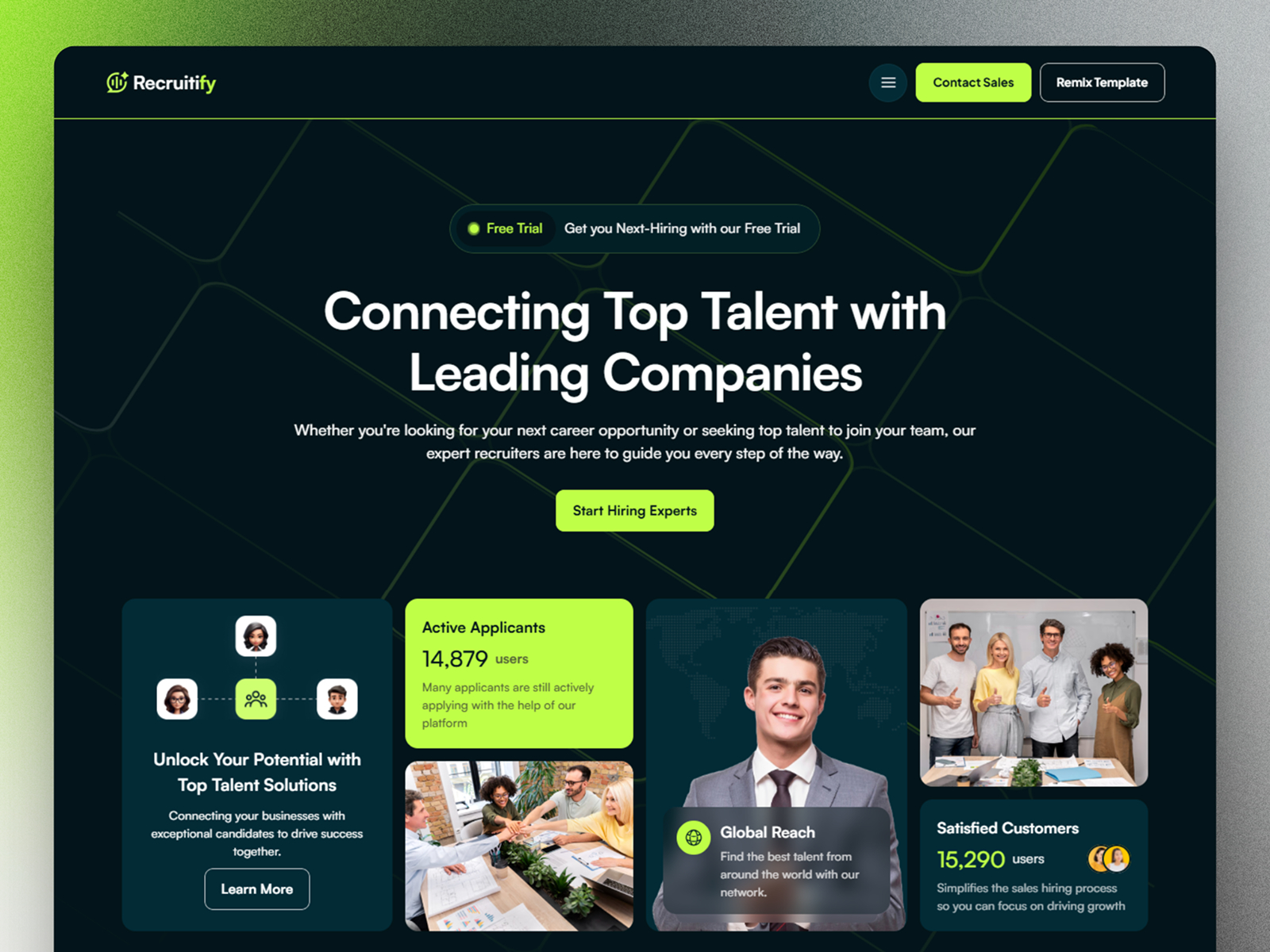 Recruitify: Responsive Business Website Template by Muhammad Talha ...