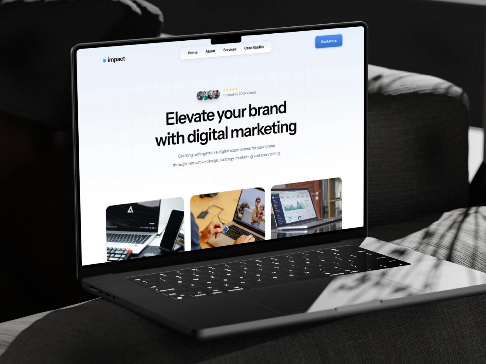 Impact: Free Business Website Template by Expressed Labs — Framer ...