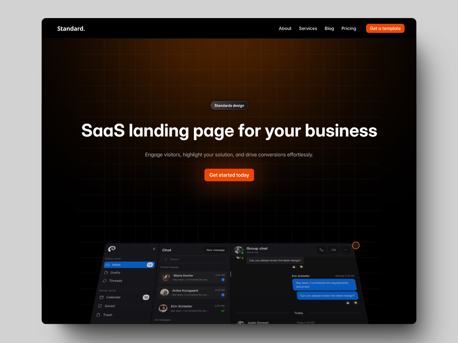 S/Standard.: Free Business Website Template by Irakli Beridze — Framer ...