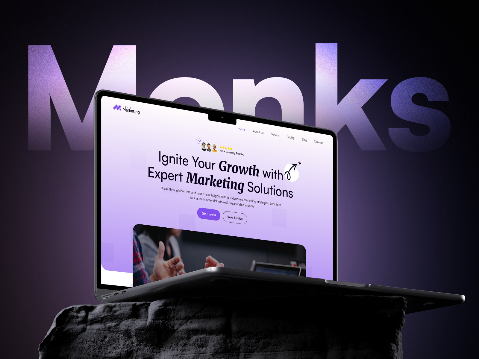 Monks Market: Responsive Agency Website Template by Design Monks — Framer Marketplace