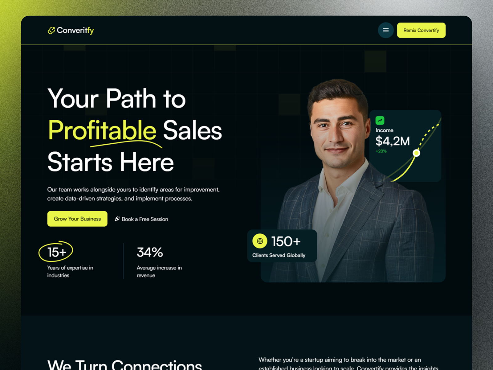Convertify: Responsive Business Website Template by Muhammad Talha ...