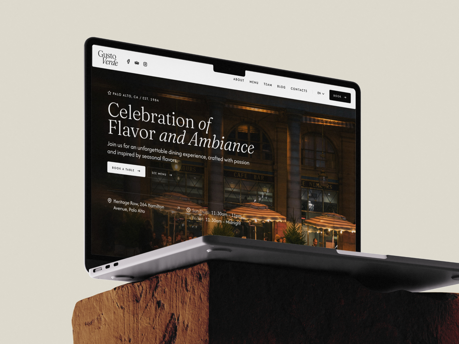 Gusto Verde: Responsive Restaurant Website Template by Pixsellz ...