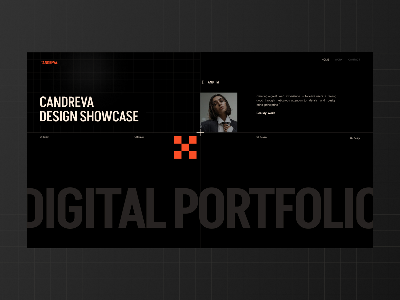 Candreva: Responsive Portfolio Website Template by Kota — Framer ...