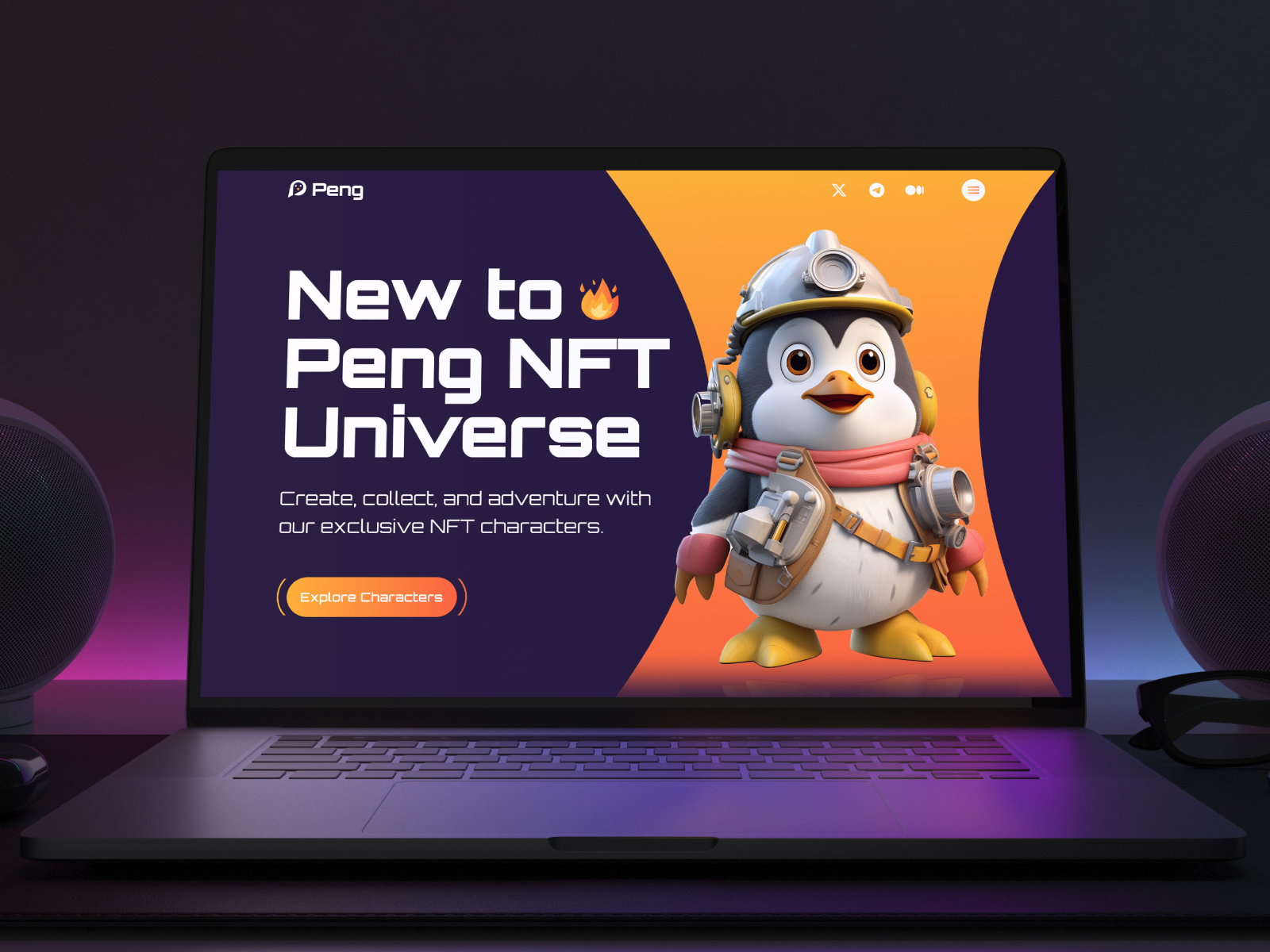 Peng: Responsive Landing Page Website Template by Grooic LLC — Framer ...