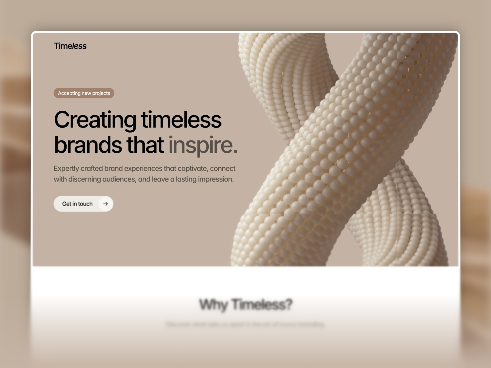 Timeless: Responsive Portfolio Website Template by Hamza Ehsan — Framer ...