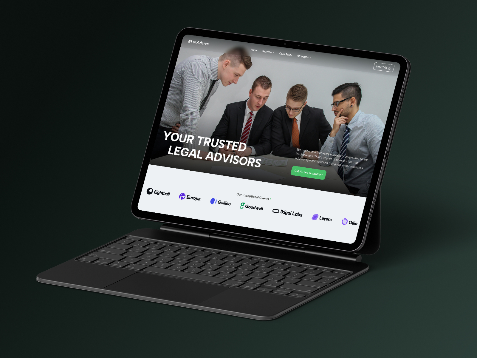 LexAdvice: Responsive Business Website Template by Grabui Library — Framer Marketplace