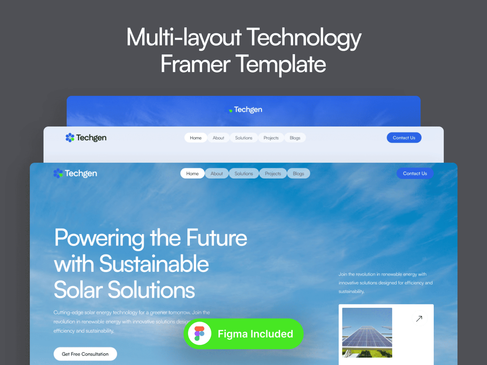 Teechgen: Responsive Tech Blog Website Template by Framerbite — Framer ...