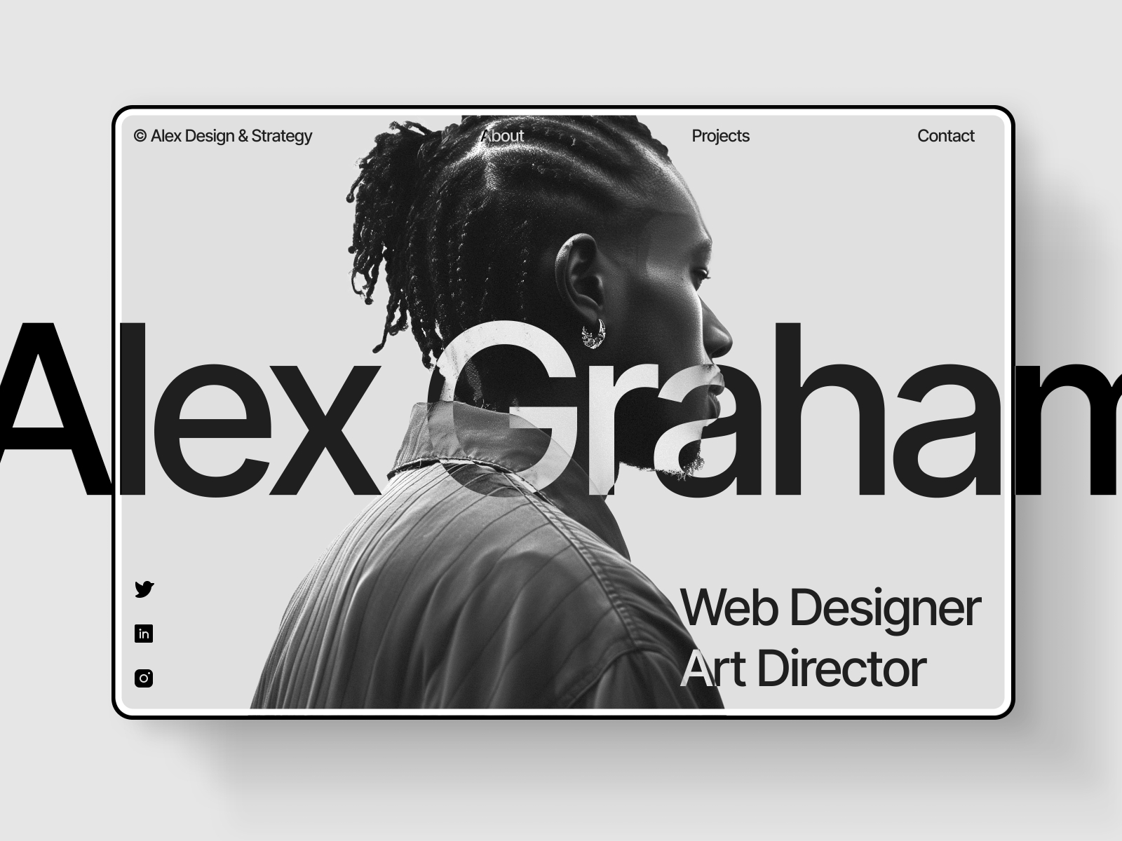 TD_Alexfolio: Responsive Portfolio Website Template by Tom D — Framer ...