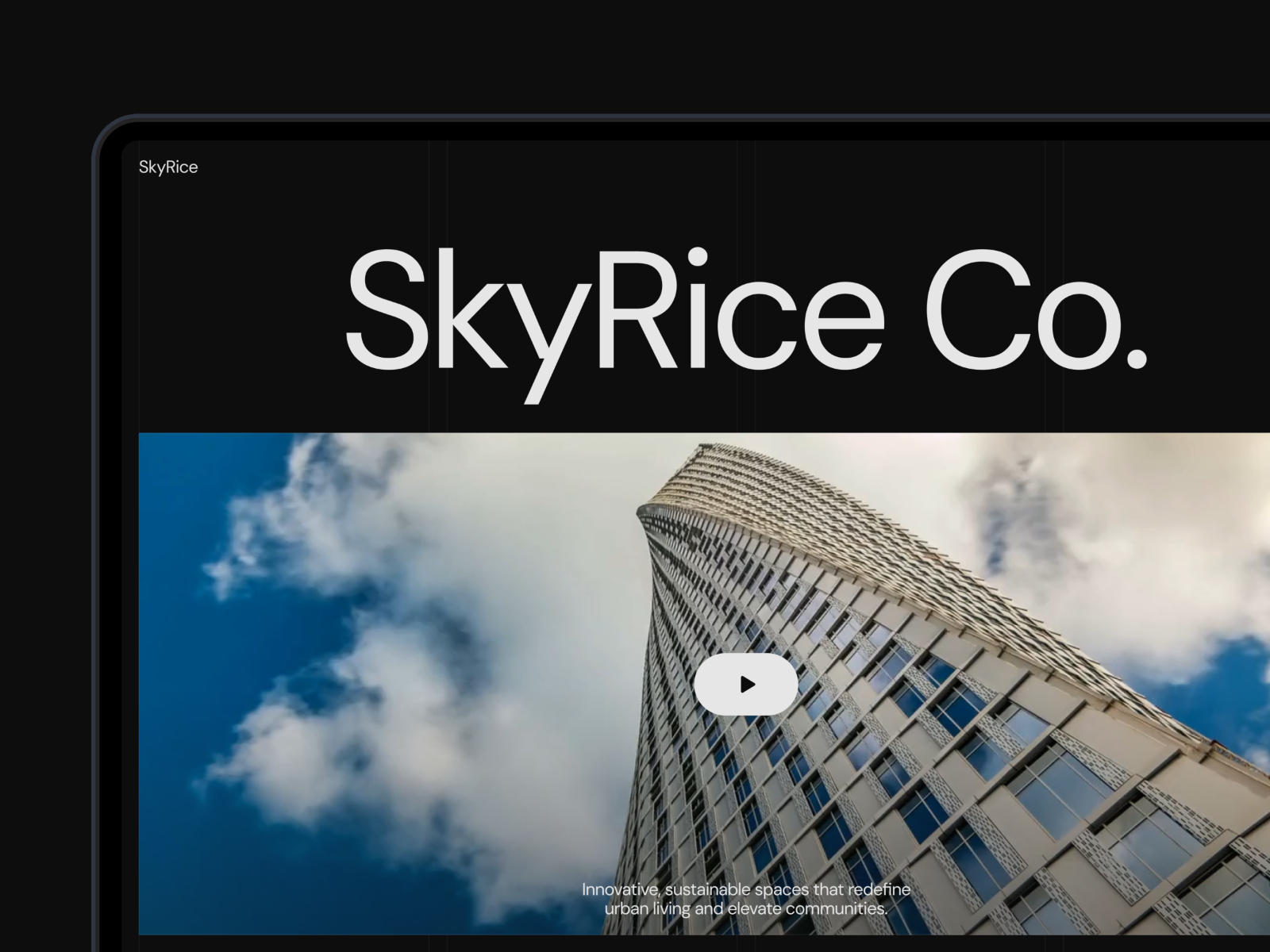 Skyrice: Responsive Portfolio Website Template by NutsDev — Framer Marketplace