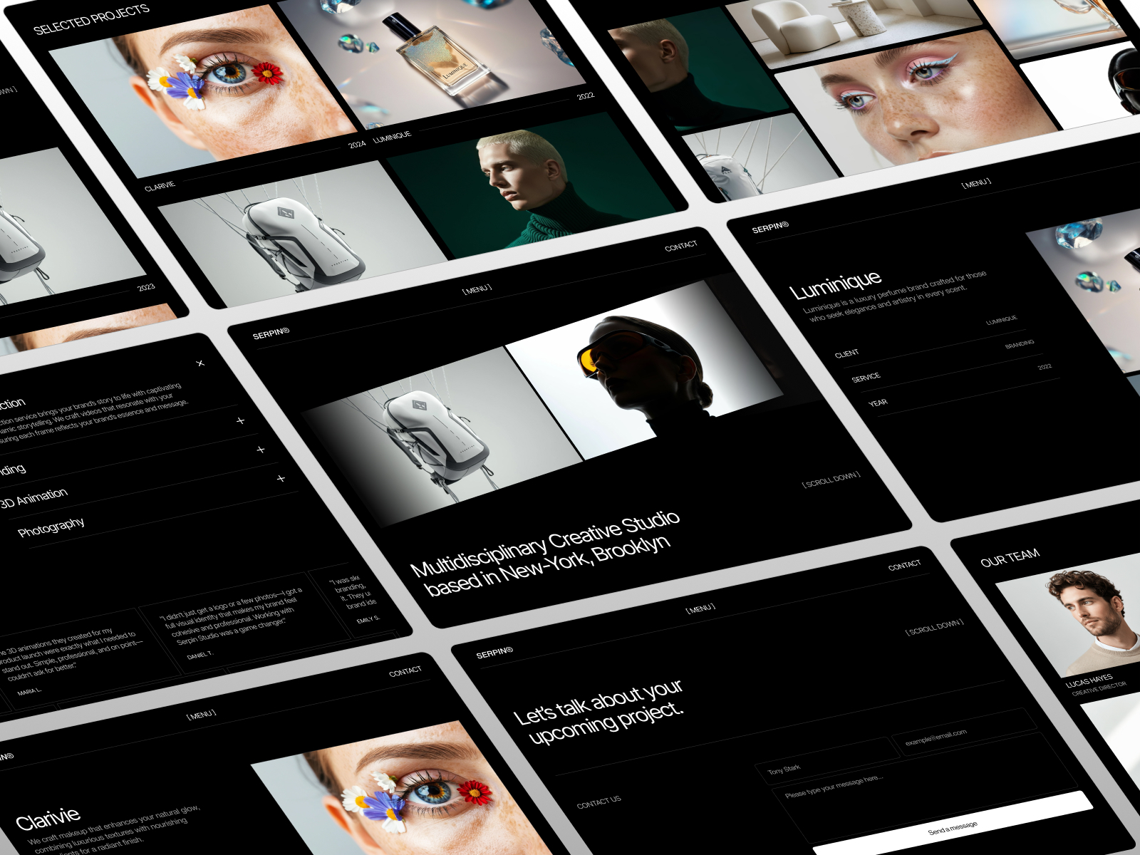 Serpin: Responsive Photography Website Template by Mark K. — Framer Marketplace
