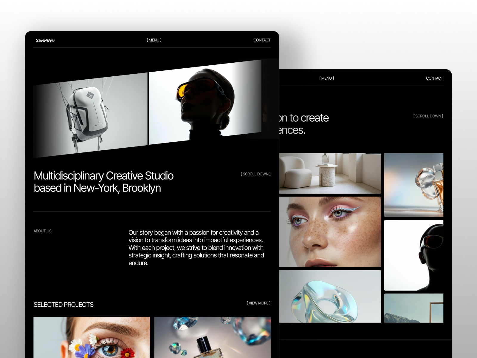 Serpin: Responsive Photography Website Template by Mark K. — Framer Marketplace