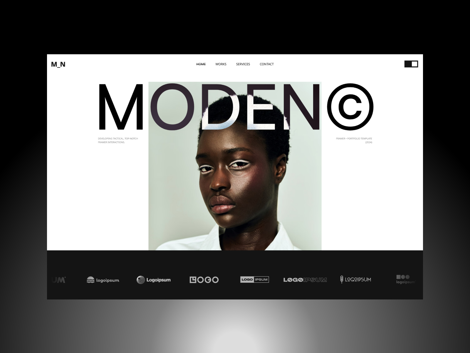 Moden: Responsive Portfolio Website Template by Arun Raj — Framer Marketplace