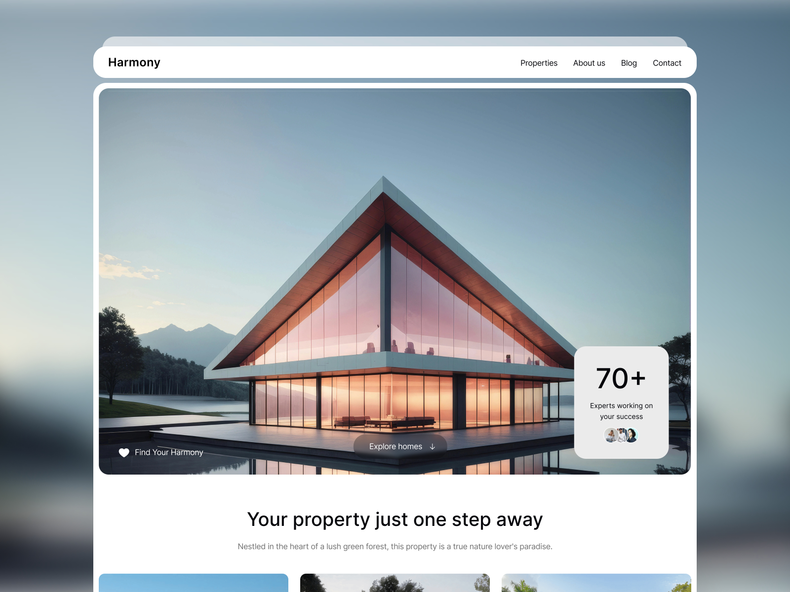 Harmony: Free Realtor Website Template by Shaigexp — Framer Marketplace
