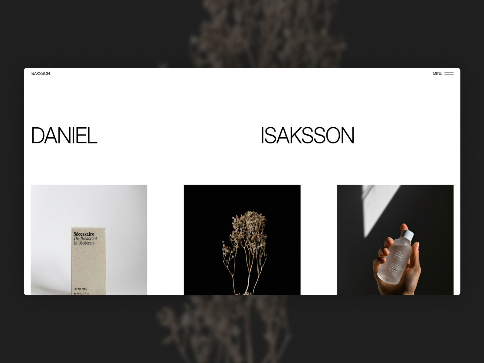 Isaksson: Responsive Personal Website Template by raduc — Framer Marketplace