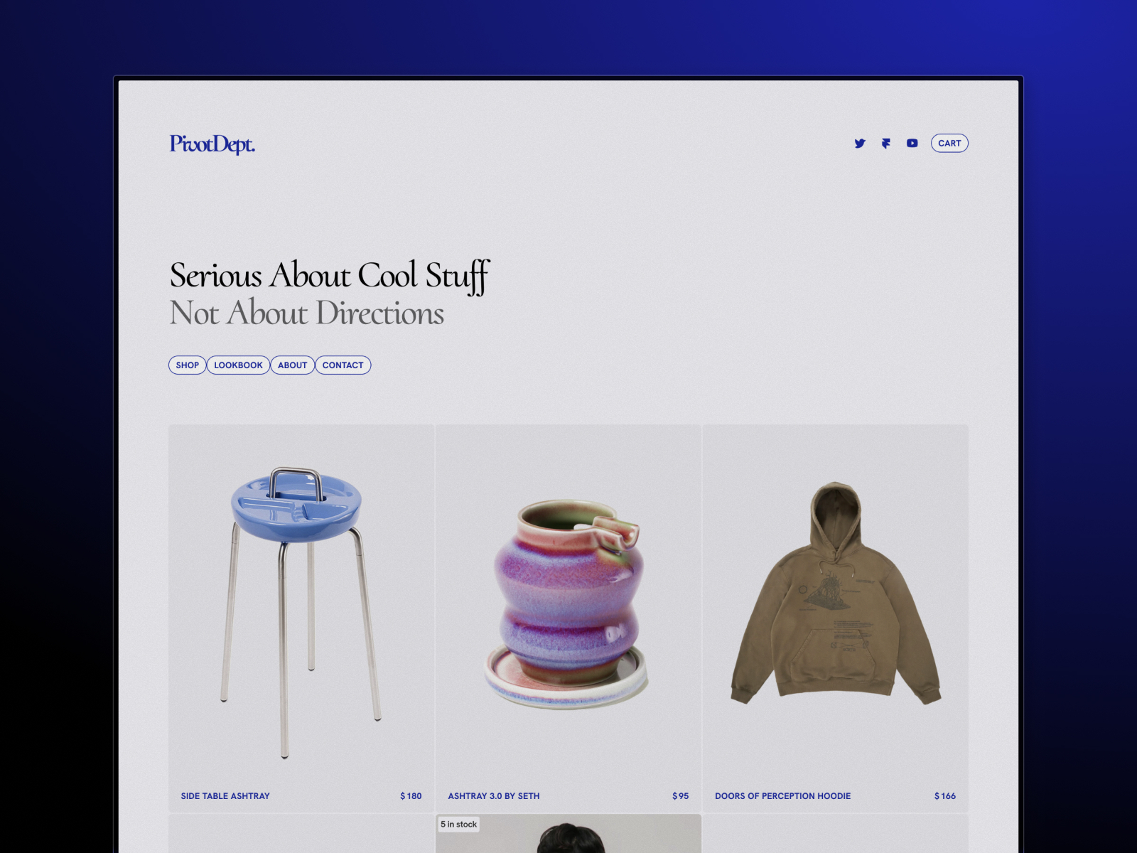 PivotDept.: Responsive Clothing Website Template by Anton Radionov — Framer Marketplace