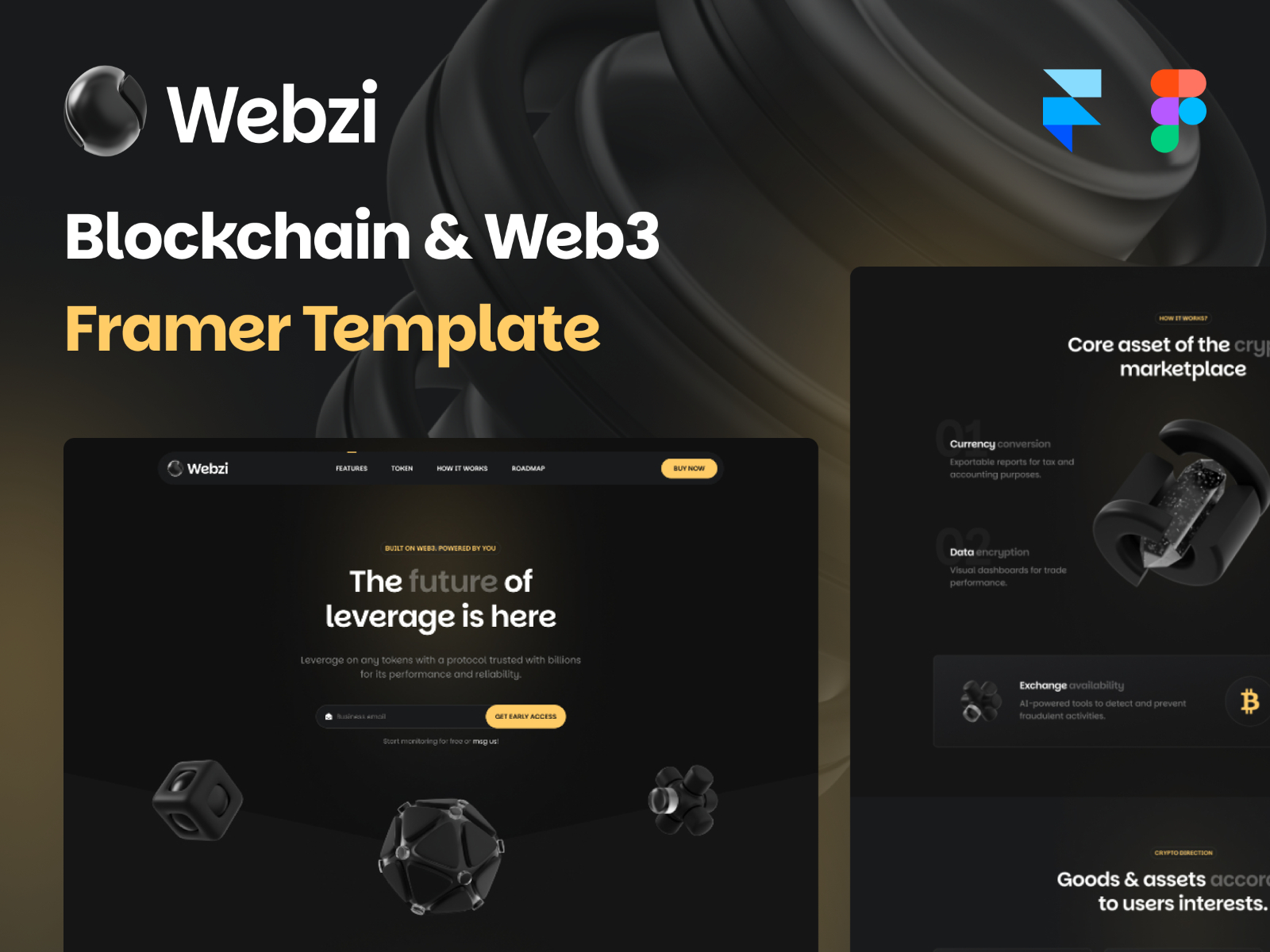 Webzi: Responsive Landing Page Website Template by FramerDevs — Framer Marketplace