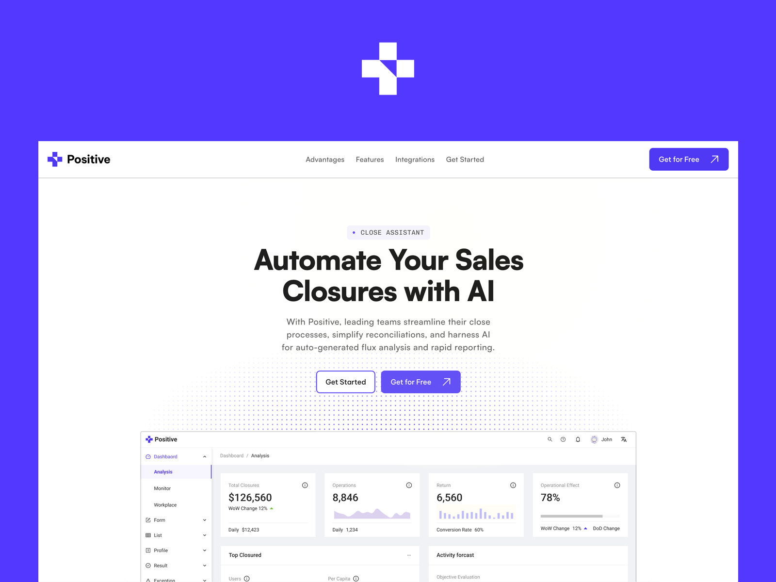Positive: Free 3D Website Template by Fehmi Özüseven — Framer Marketplace