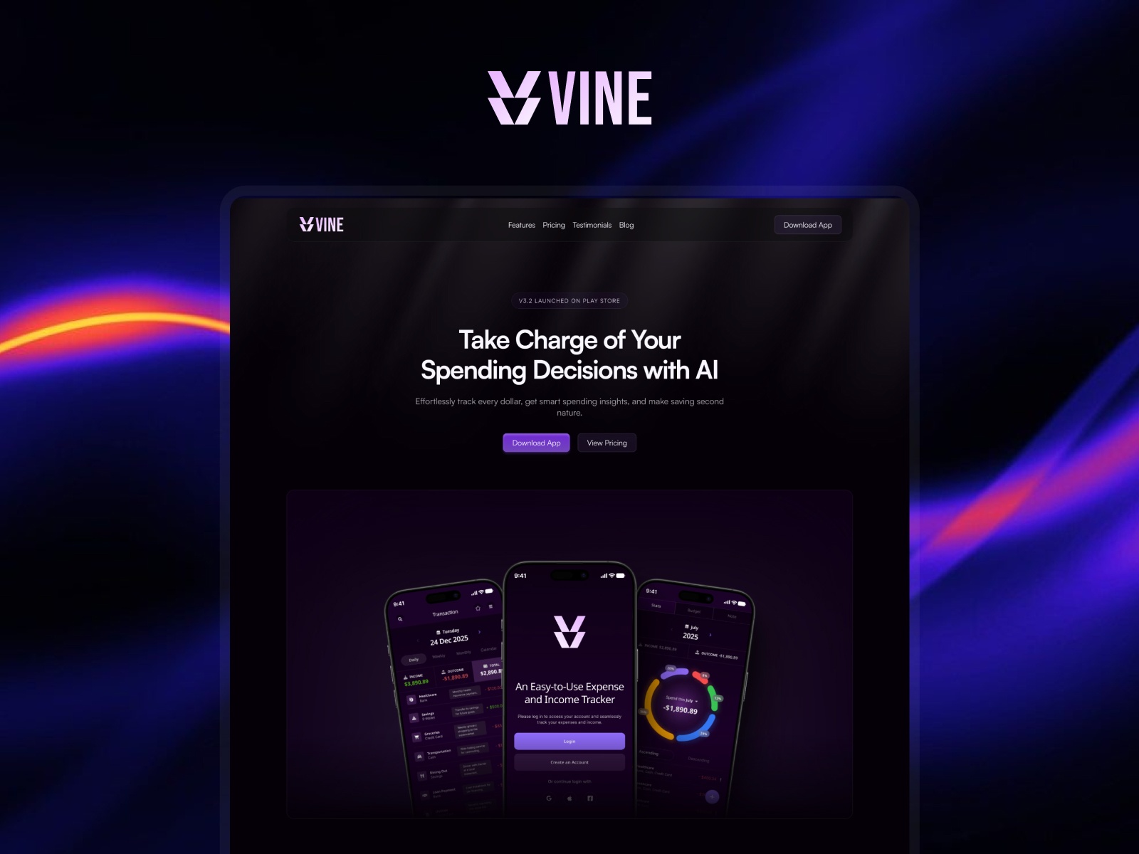 Vine: Free AI Website Template by Ninja Designs — Framer Marketplace