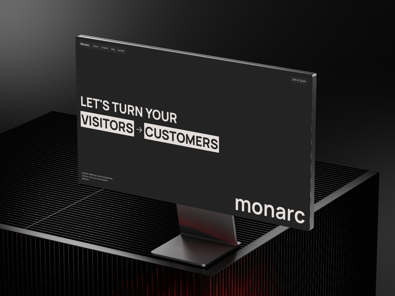 Monarc: Free Personal Website Template by Shaigexp — Framer Marketplace