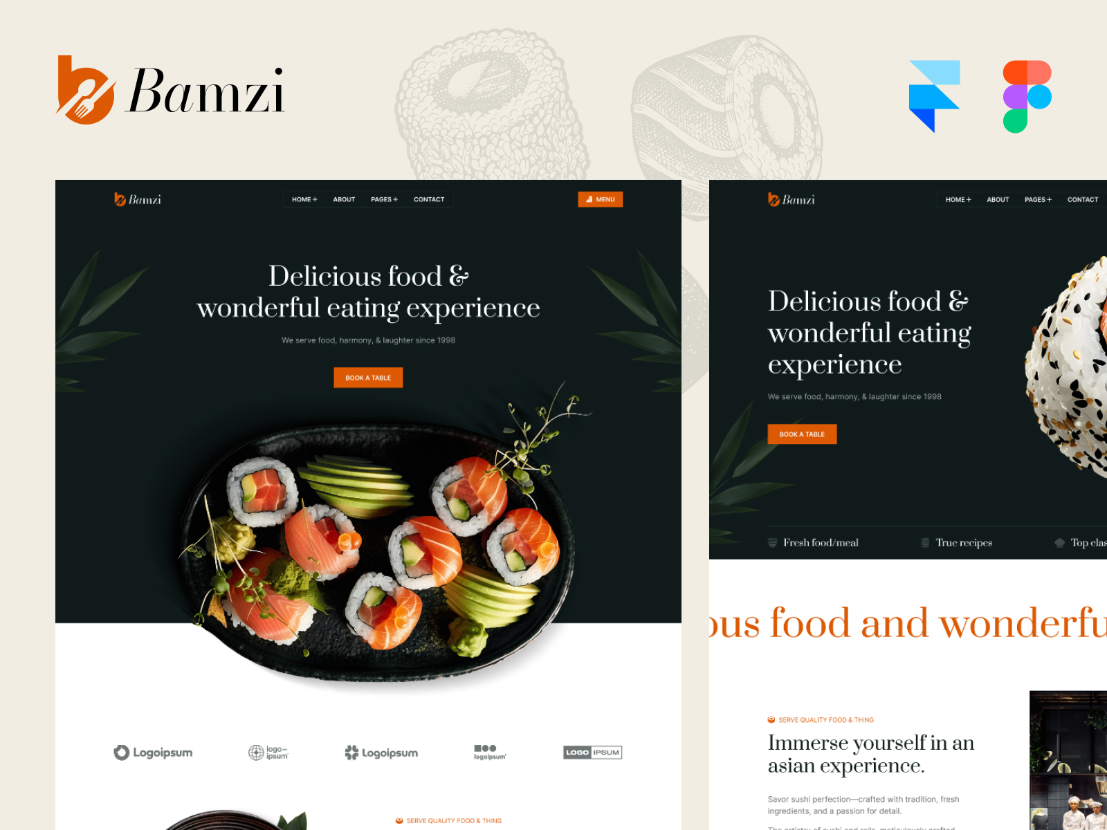 Bamzi: Responsive Business Website Template by Mezario — Framer Marketplace