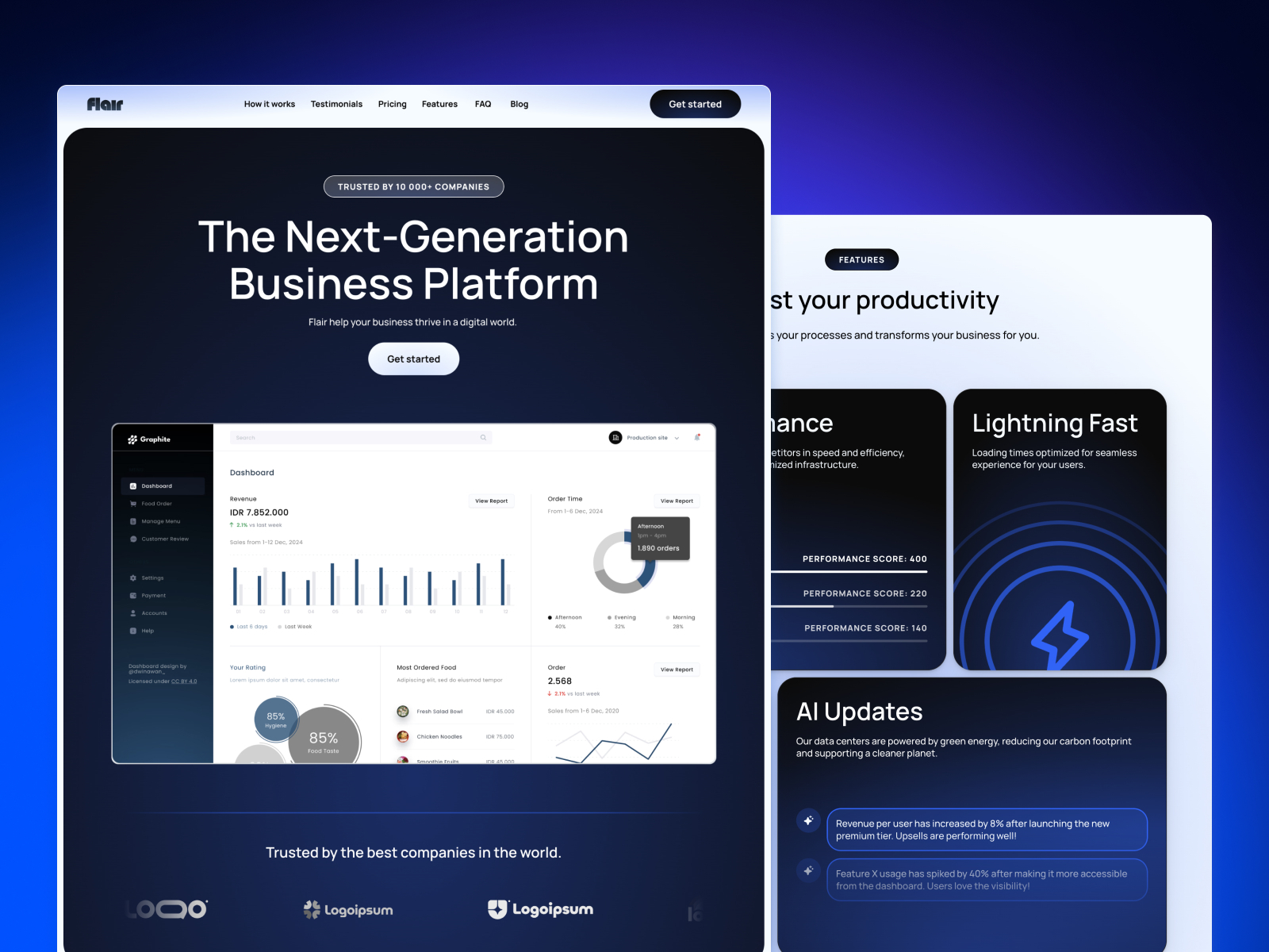 Flair: Free SaaS Website Template by Toni Järvinen — Framer Marketplace