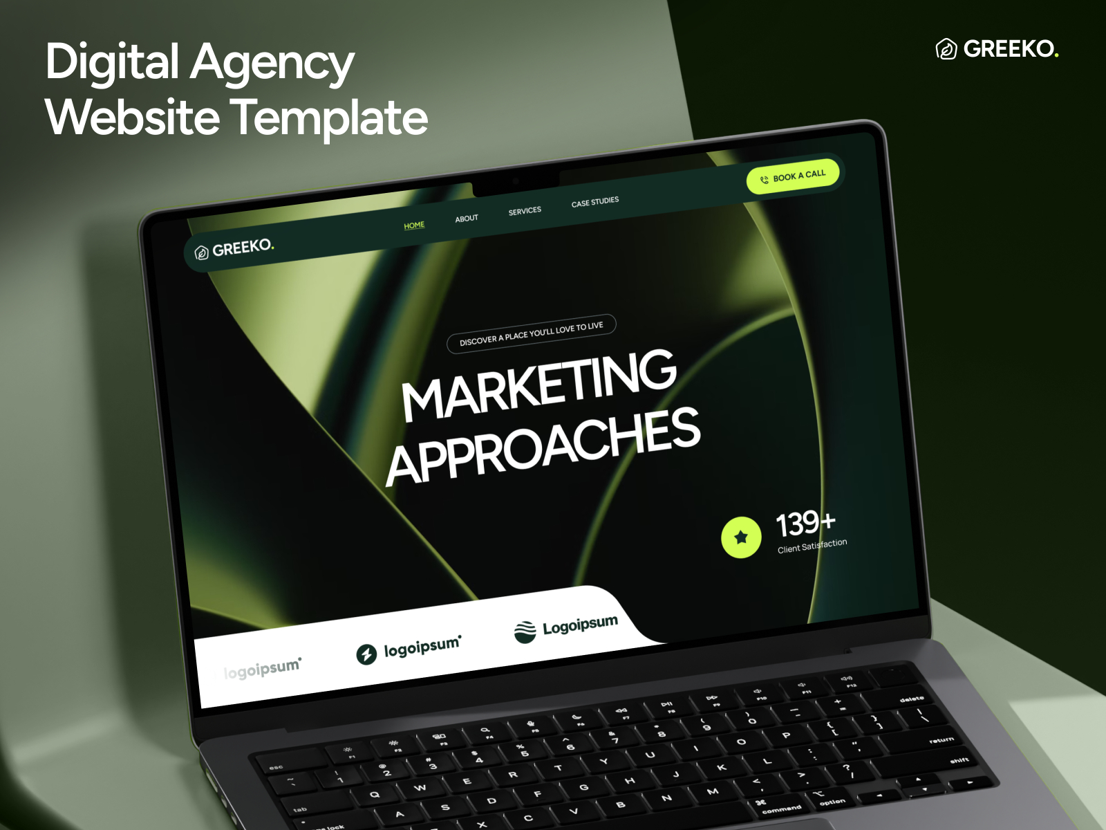 Greeko: Free Portfolio Website Template by Finlay Studio — Framer ...