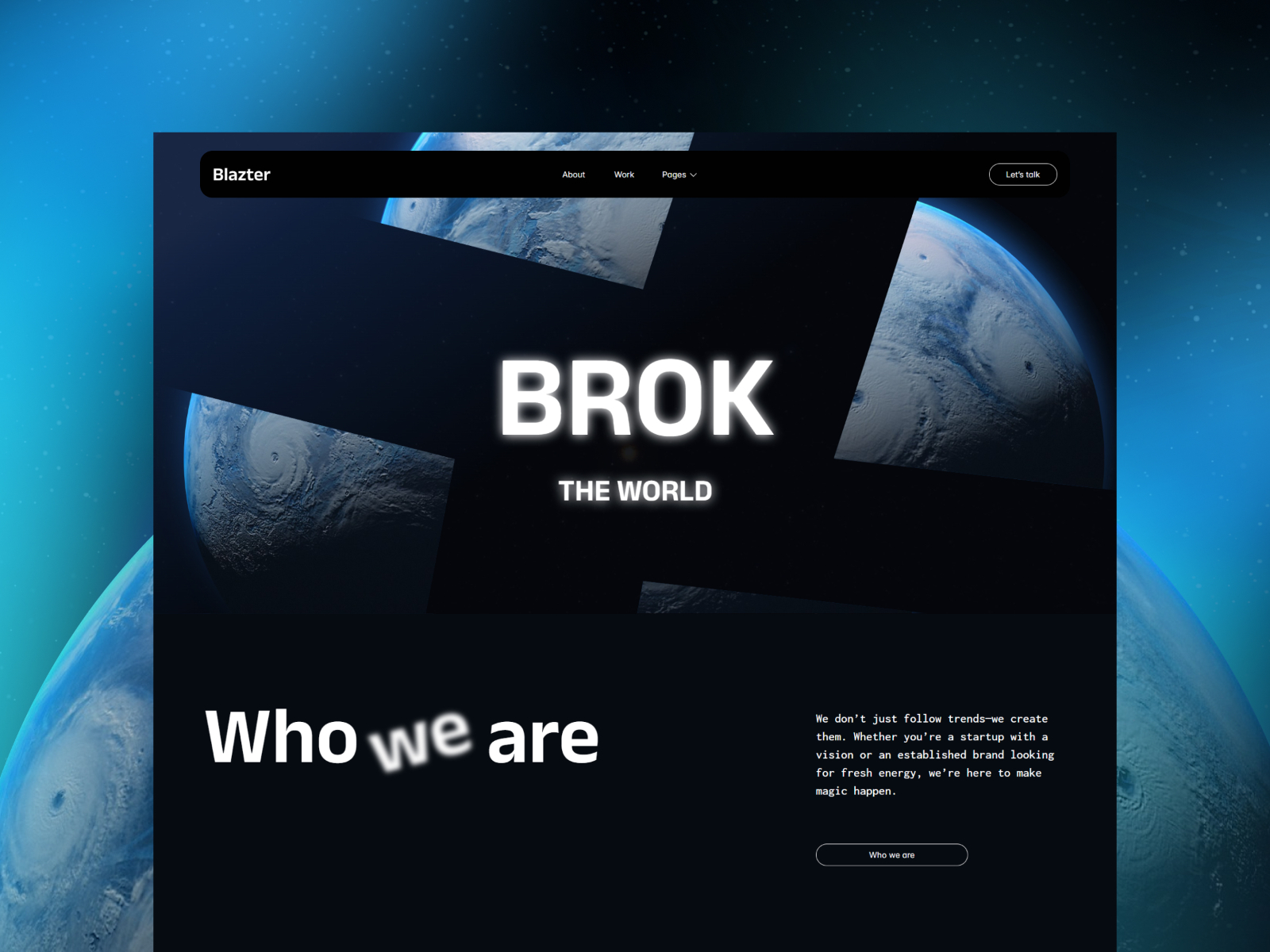 Blazter: Responsive Portfolio Website Template by VictorFlow — Framer Marketplace