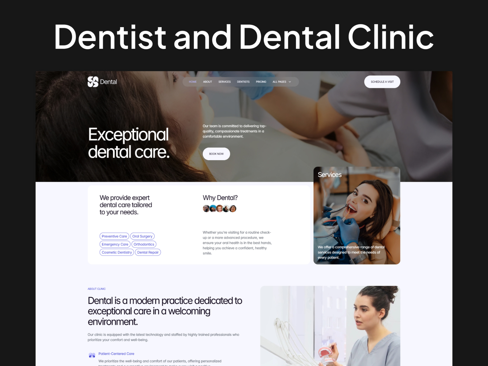 Dental: Responsive Dental Website Template by fourtwelve — Framer Marketplace