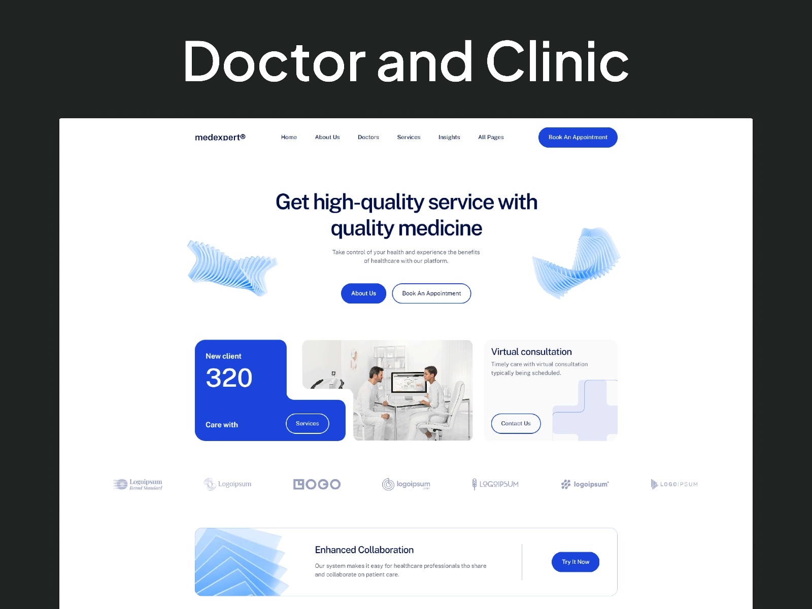 MedExpert: Responsive Medical Website Template by fourtwelve — Framer ...