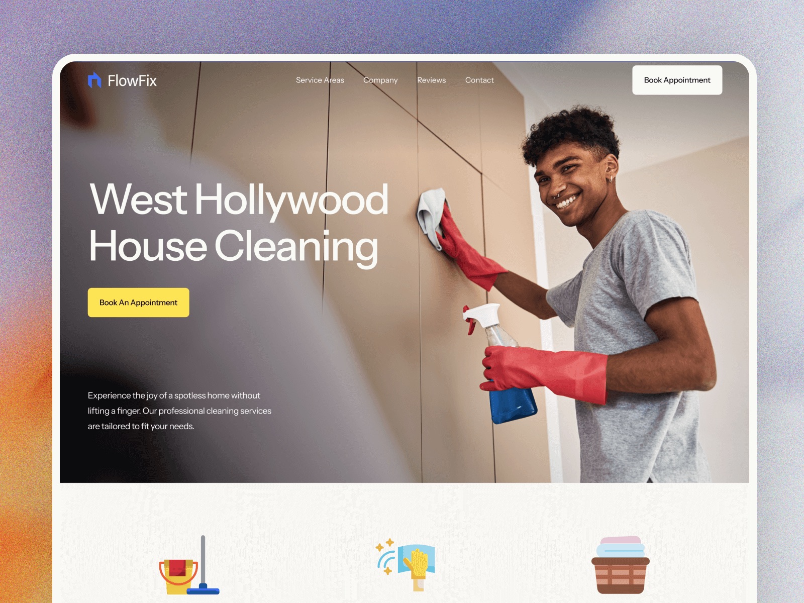 Flowfix: Responsive Agency Website Template by Framerbite — Framer Marketplace