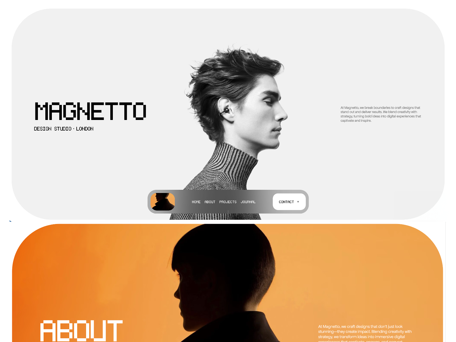 Magnetto: Free Portfolio Website Template by Future Things — Framer ...