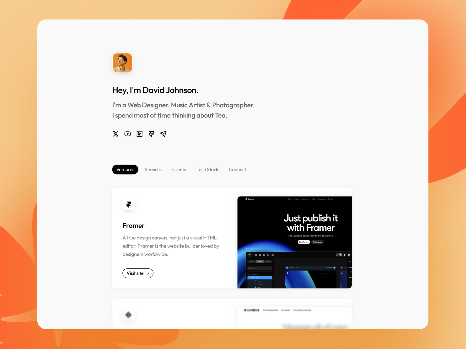 Basics: Free Portfolio Website Template by Samar Jamil — Framer Marketplace