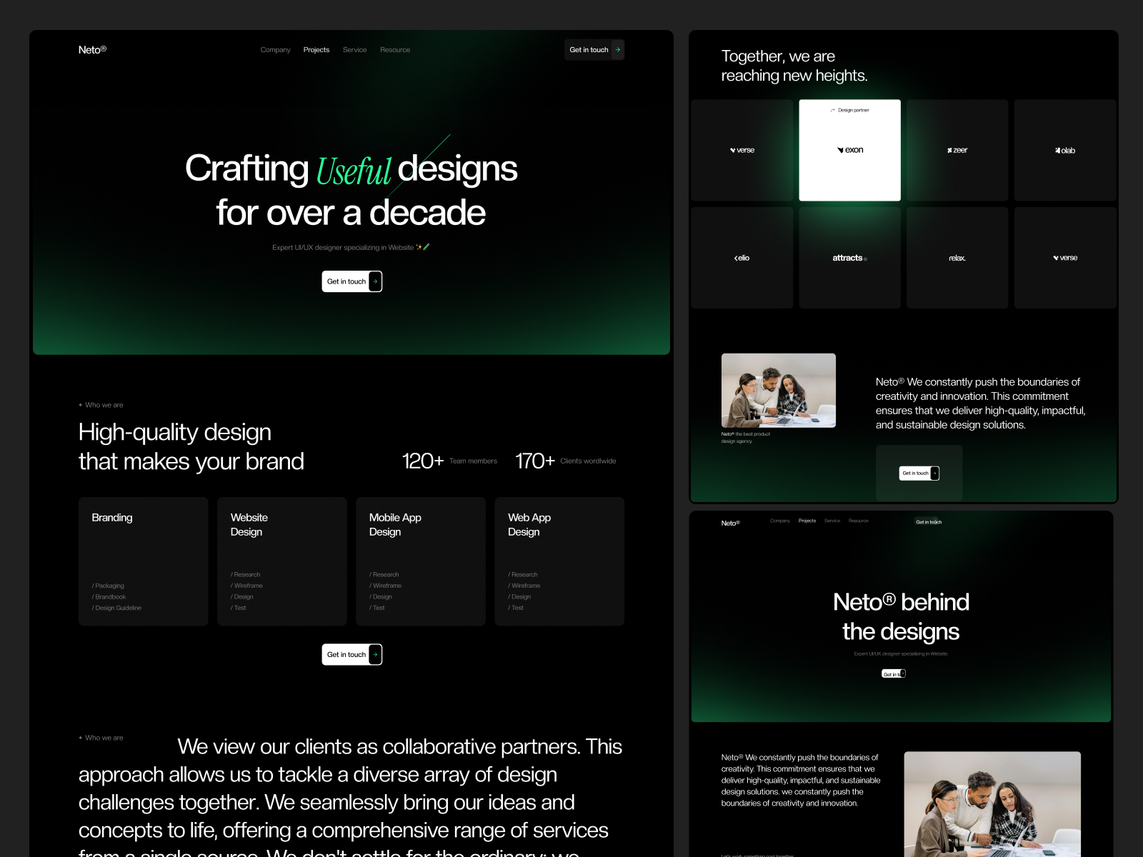 Neto: Free Portfolio Website Template by Onixtheme — Framer Marketplace