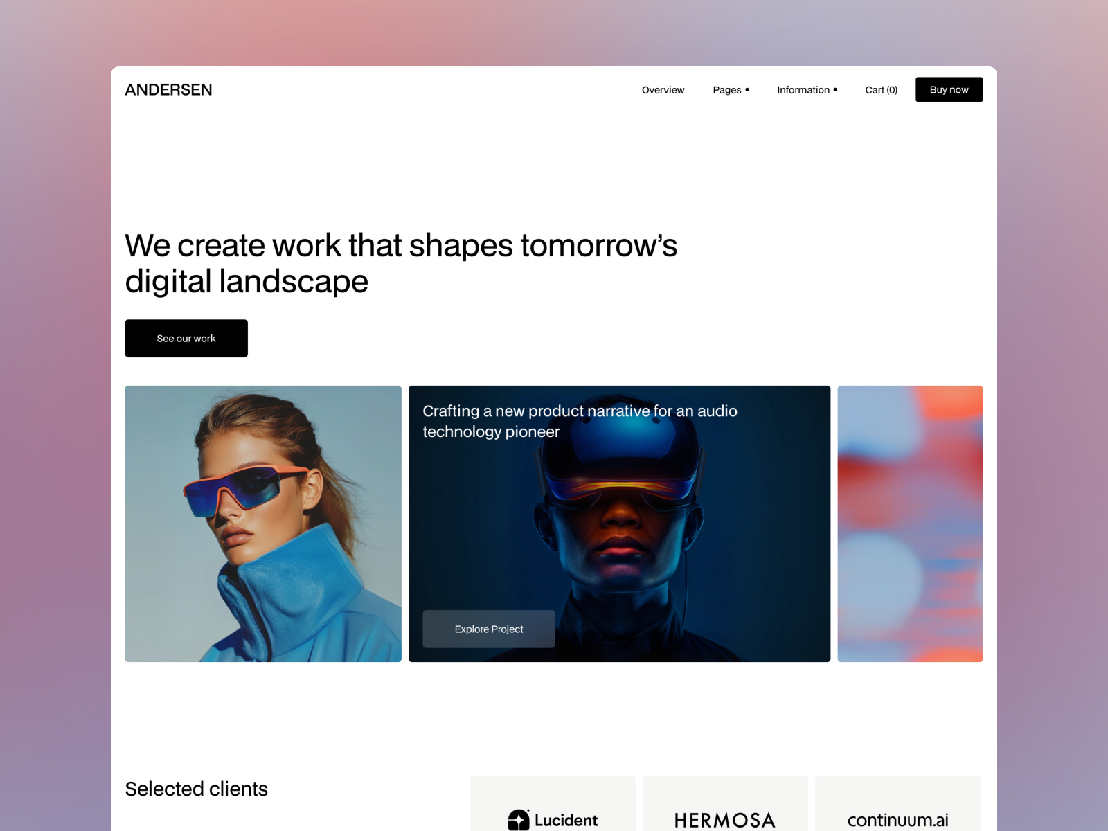 Andersen: Responsive Portfolio Website Template by Craig Garner ...