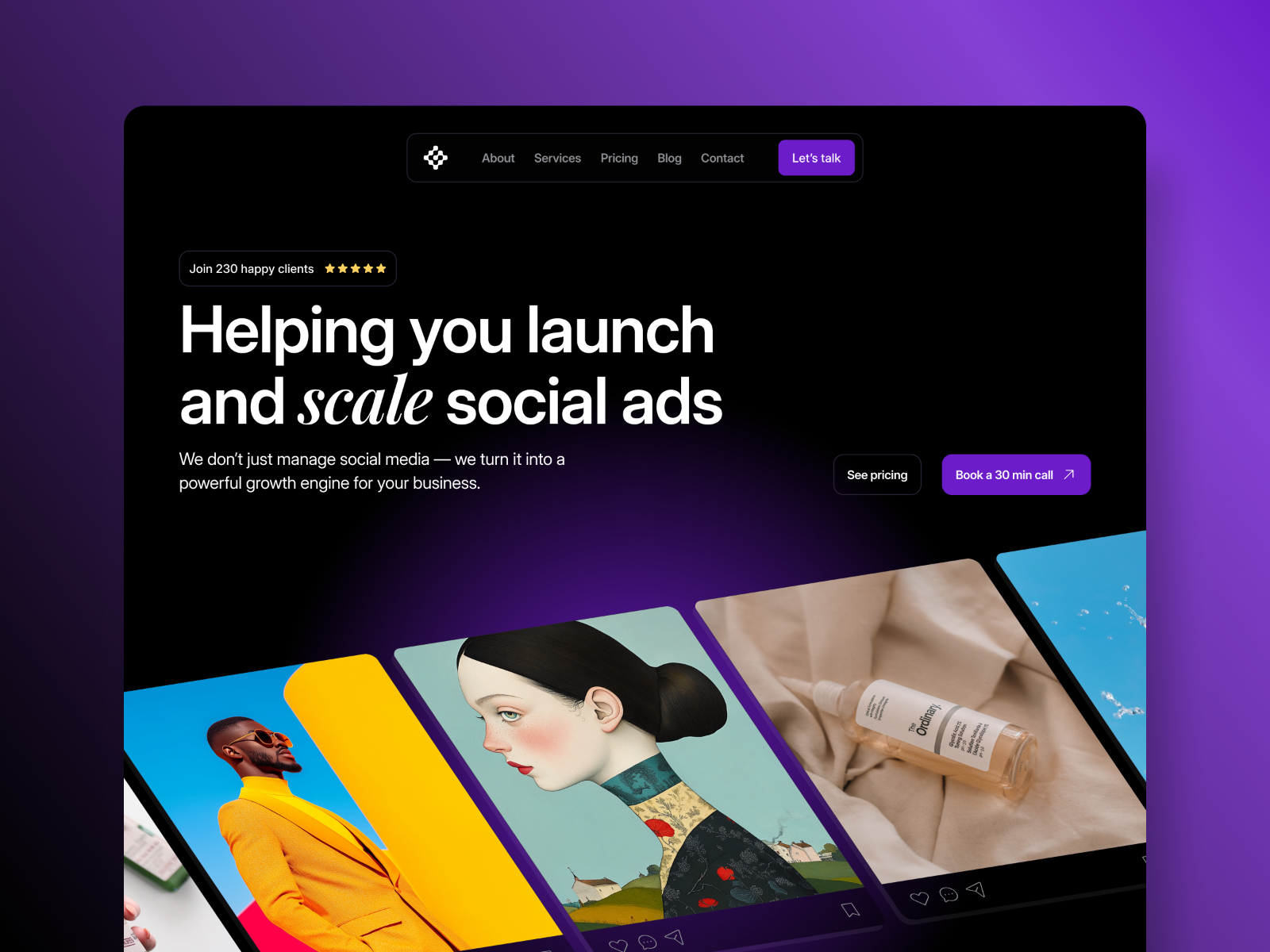 Growza: Responsive Portfolio Website Template by Clonify — Framer ...