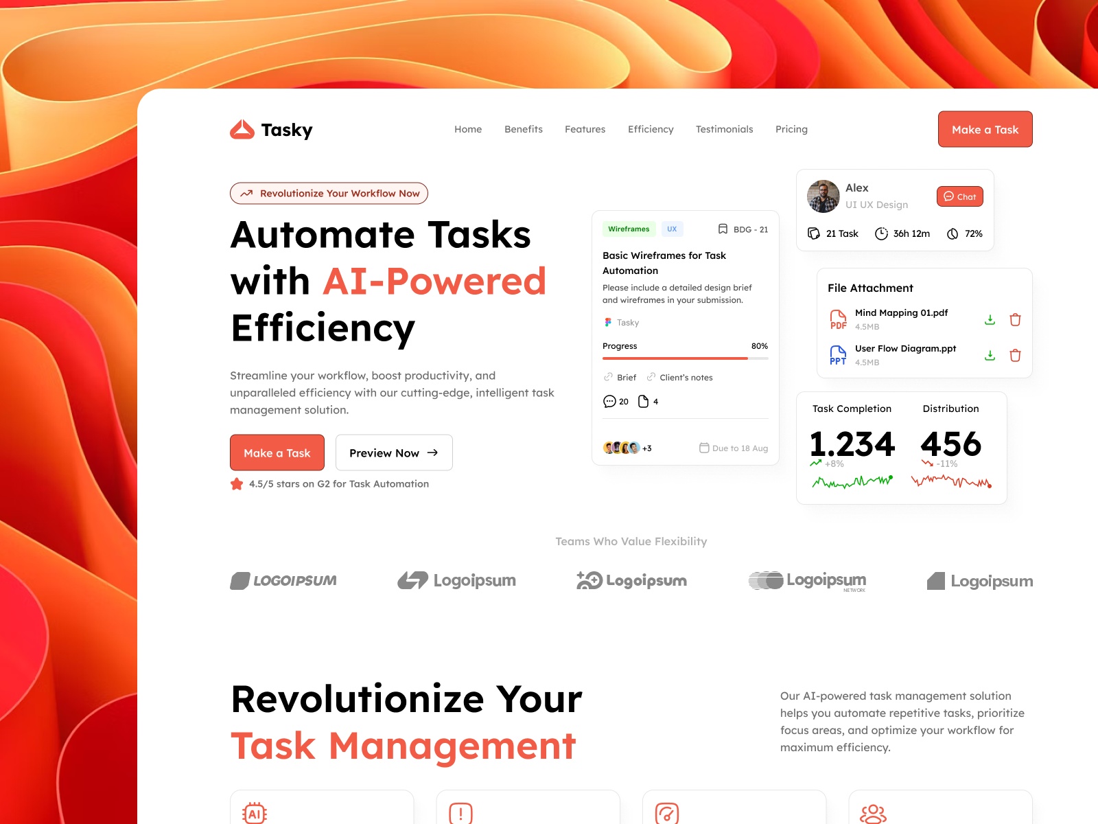 Tasky: Free SaaS Website Template by Grooic LLC — Framer Marketplace