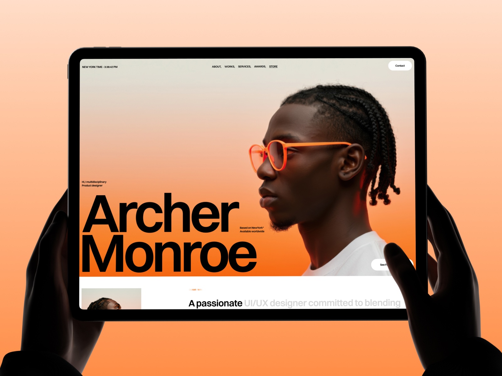 Archar: Responsive Portfolio Website Template by Basit A. Khan — Framer ...