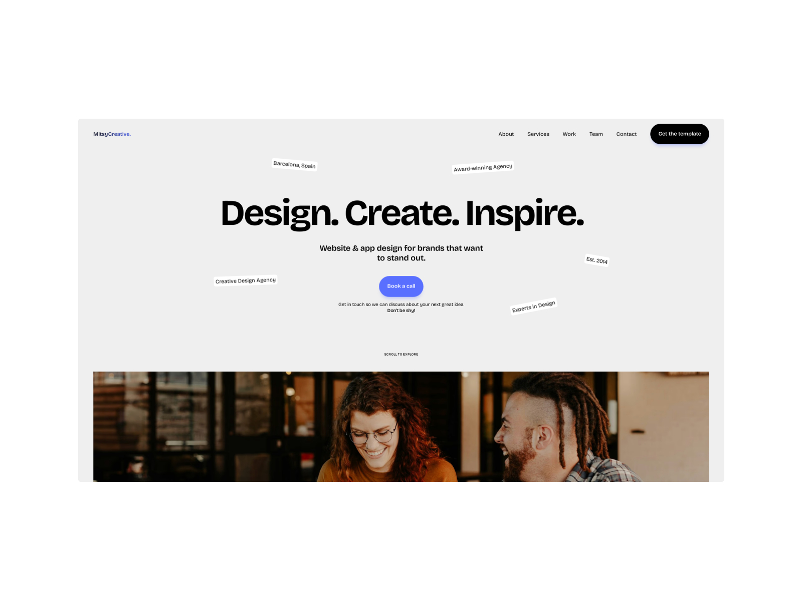 Mitsy: Responsive Agency Website Template by raduc — Framer Marketplace