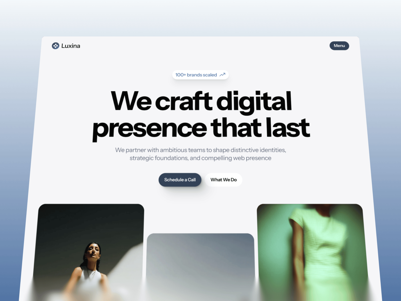 Luxina: Responsive Portfolio Website Template by Qoim — Framer Marketplace