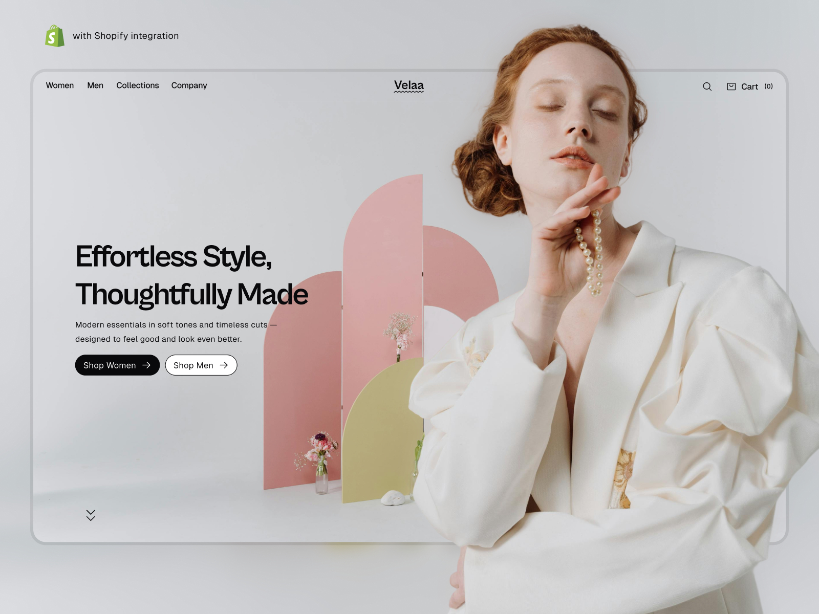 Velaa: Free Clothing Website Template by Maharram Hasanli — Framer Marketplace