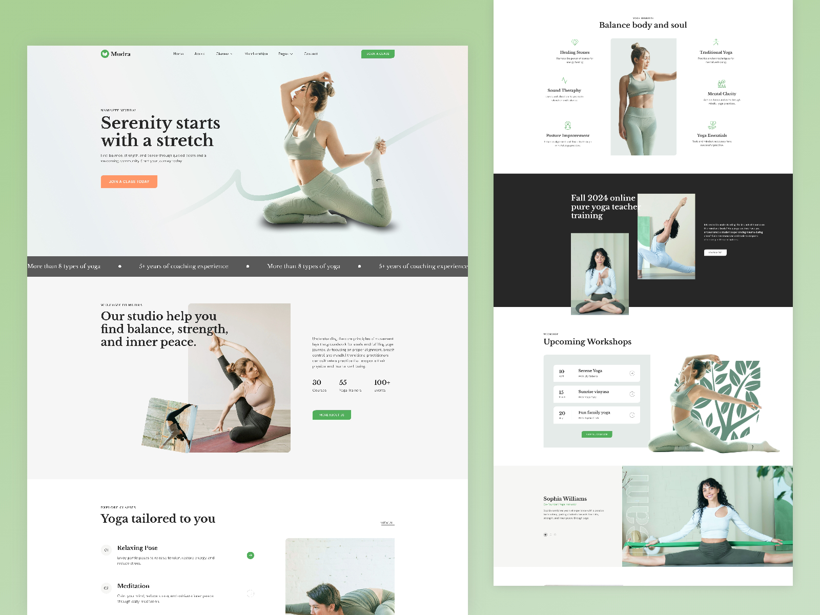 Mudra: Responsive Health Website Template by Framerify — Framer Marketplace